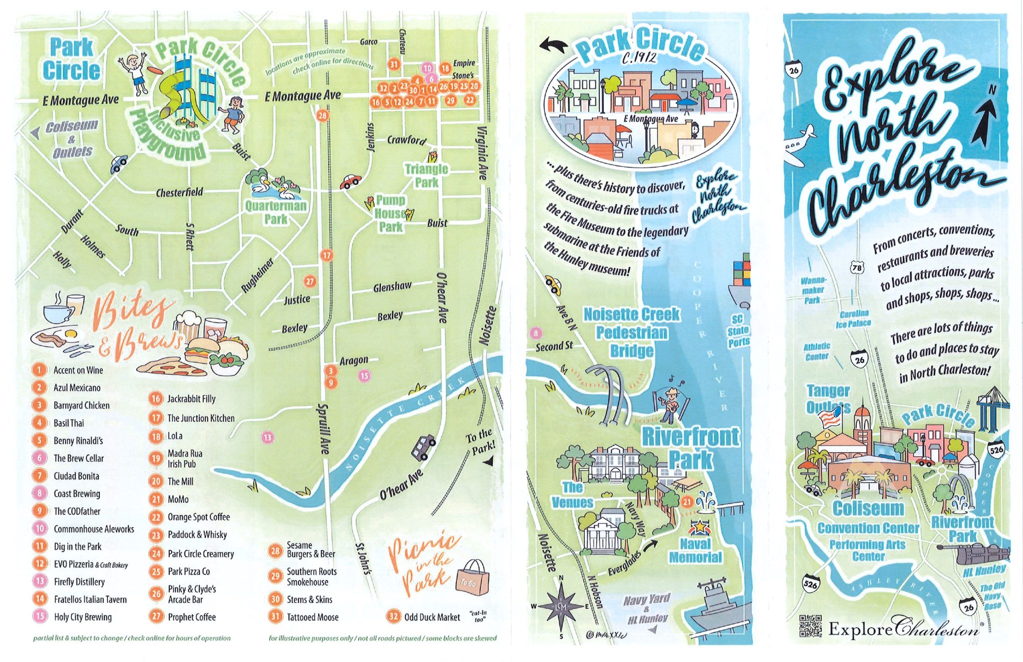 North Charleston Maps - North Charleston Tourism